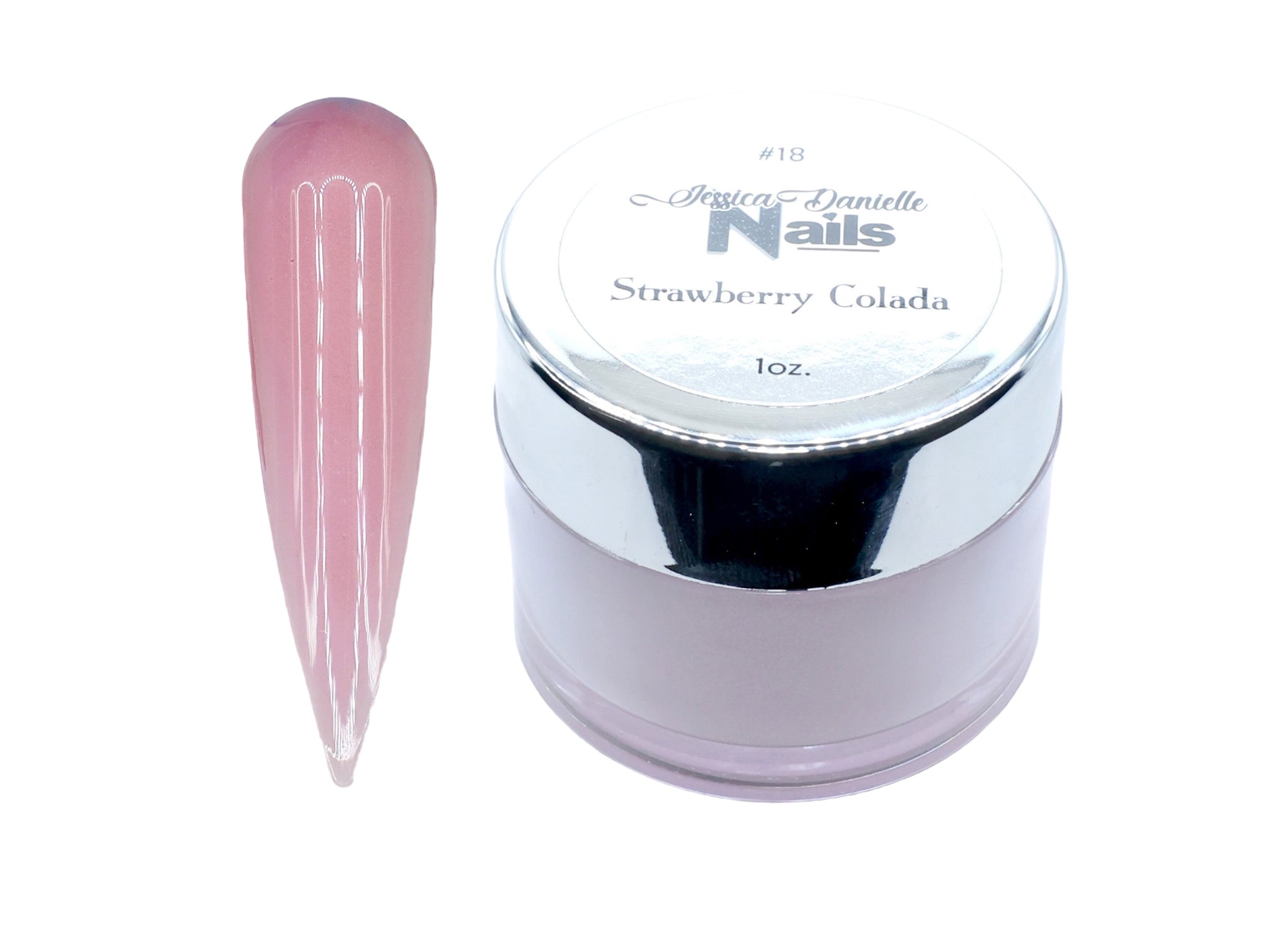 Strawberry Colada #18 Acrylic Nail Powder – Jessica Danielle Nails